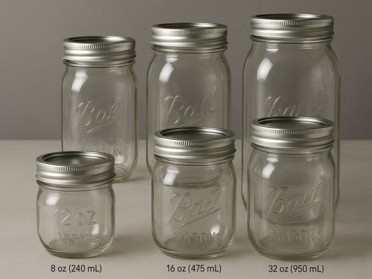 A Comprehensive Guide To Mason Jar Sizes 2025 | Hua Jing